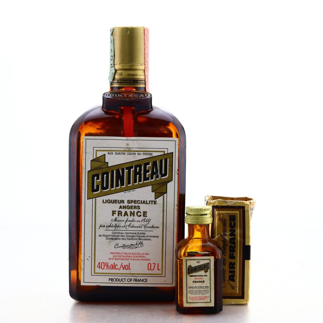 Cointreau Liqueur 1980s with Miniature | Whisky Auctioneer
