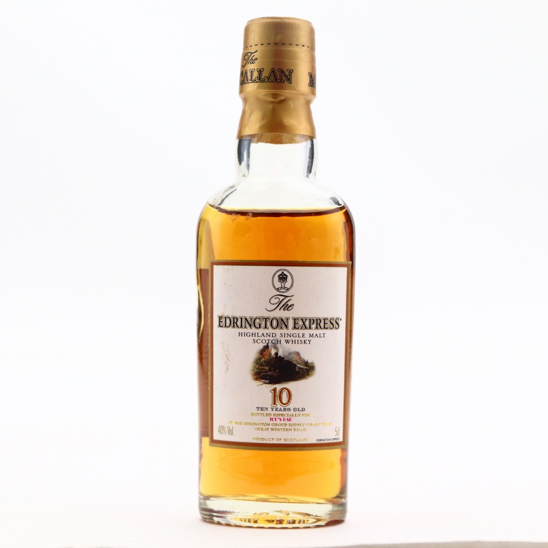 Macallan 10 Year Old The Edrington Express Miniature | Whisky Auctioneer