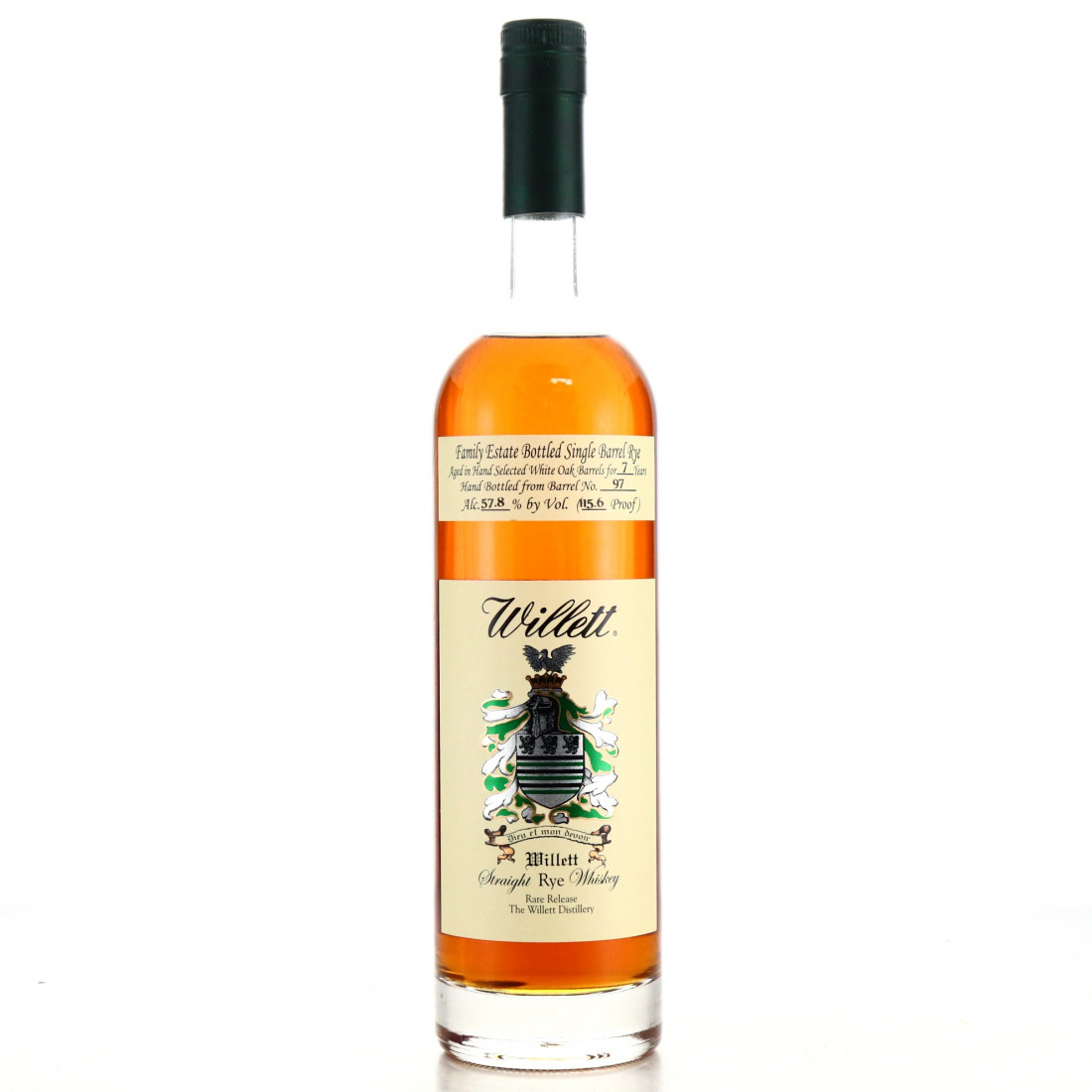 Willett Family Estate 7 Year Old Single Barrel Rye #97 | Whisky Auctioneer