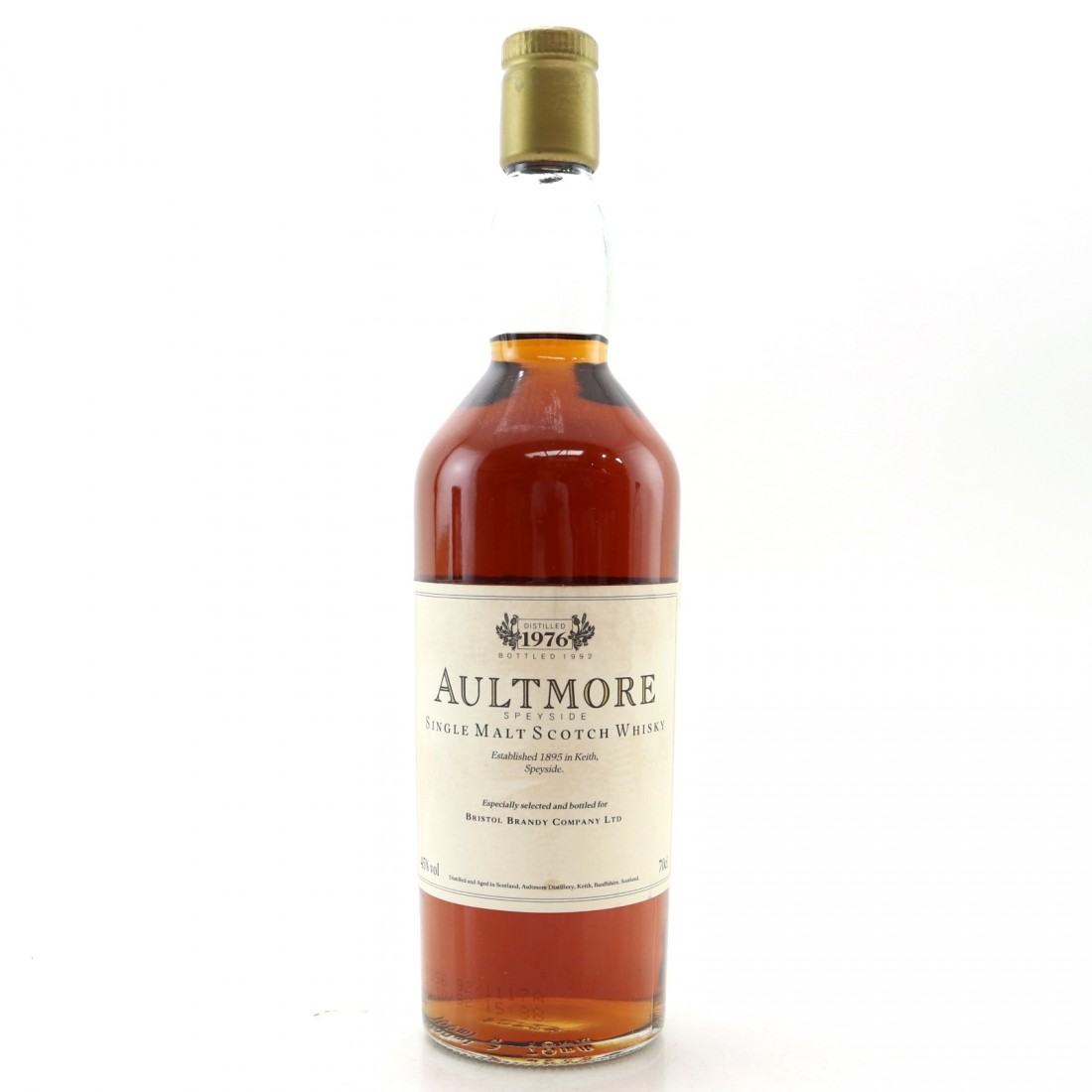 Aultmore 1976 Bristol Brandy Co 15 Year Old | Whisky Auctioneer