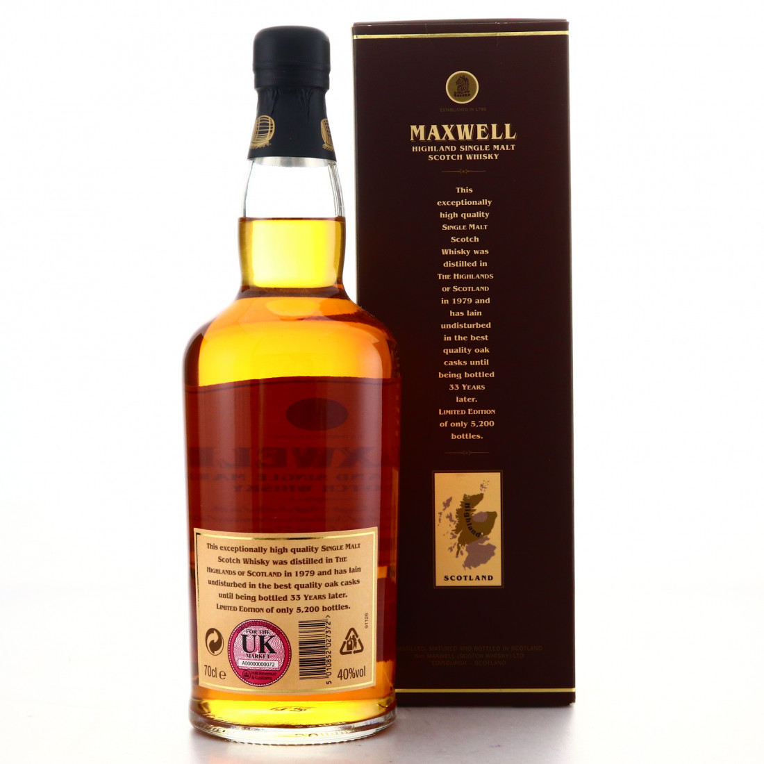 Maxwell 1979 33 Year Old Highland Single Malt | Whisky Auctioneer