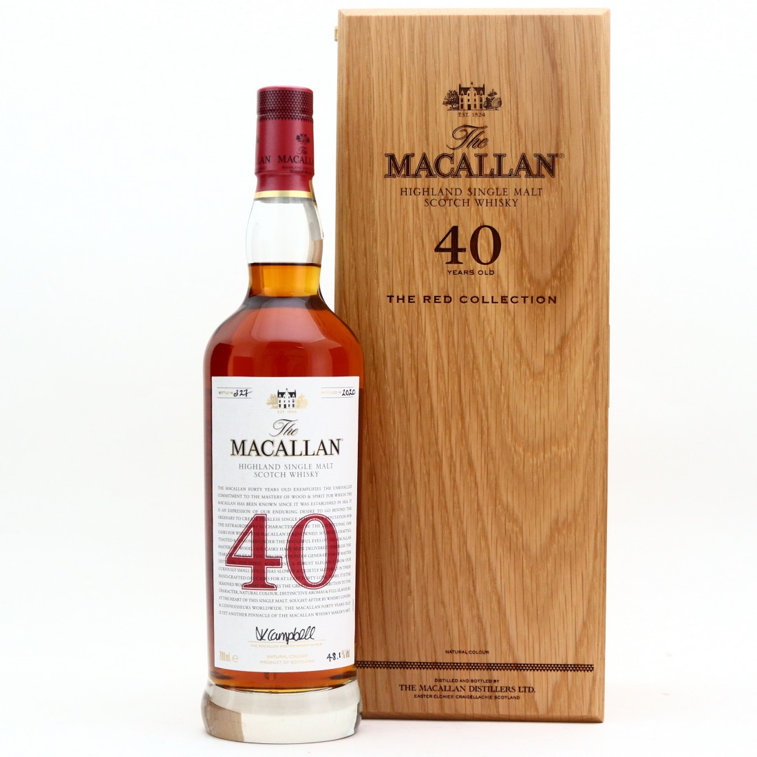 Macallan 40 Year Old The Red Collection | Whisky Auctioneer