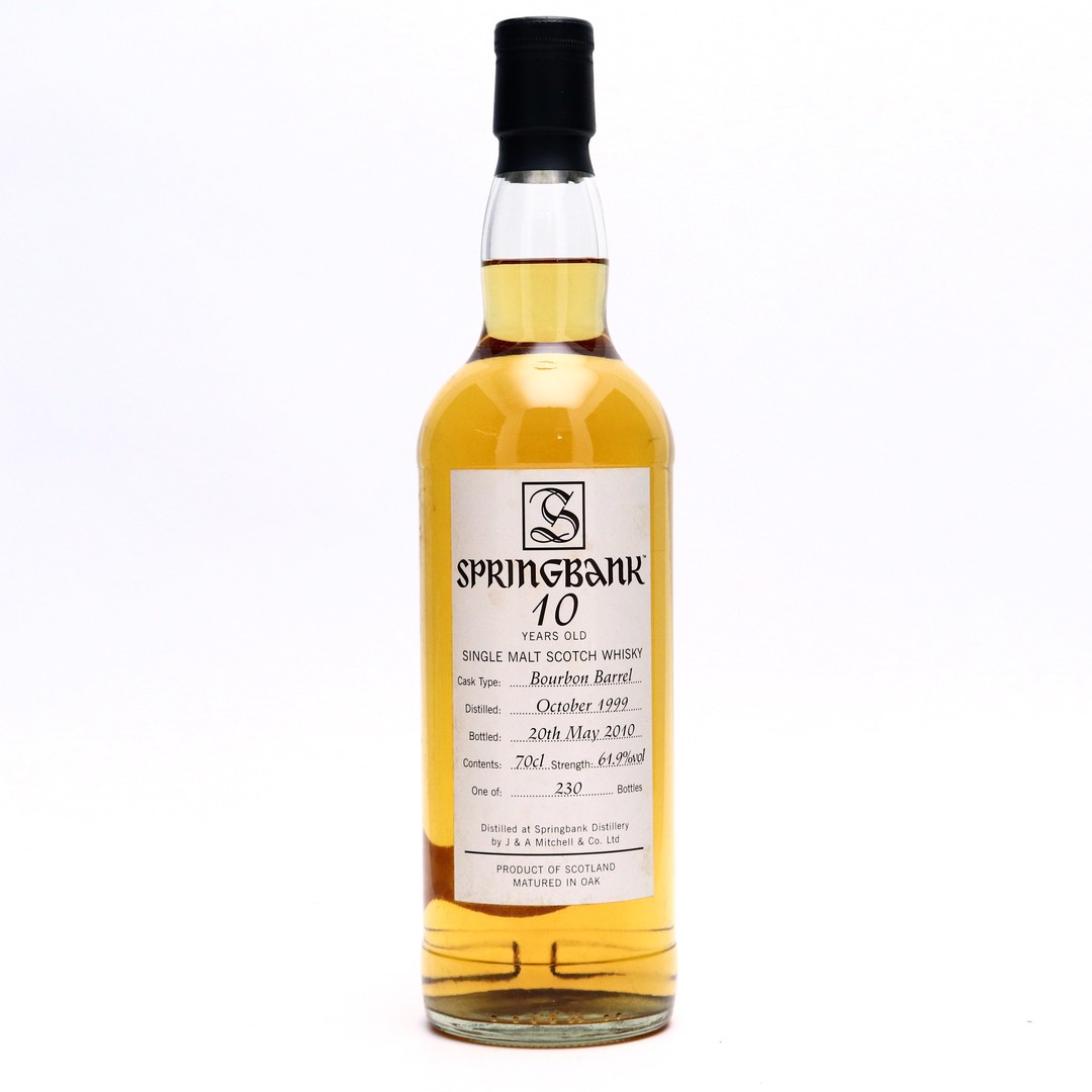 Springbank 1999 Bourbon Barrel 10 Year Old / Open Day 2010 | Whisky ...