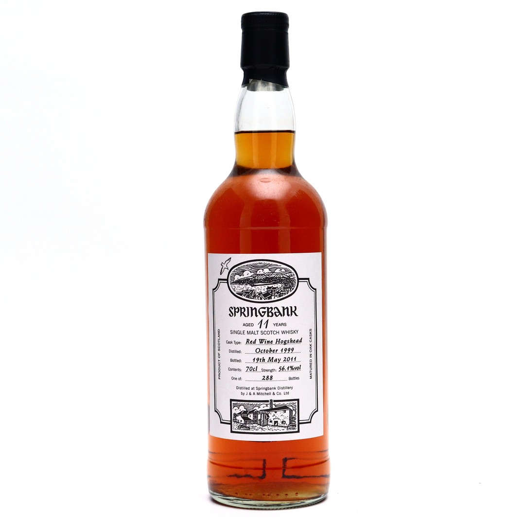 Springbank 1999 Red Wine Hogshead 11 Year Old / Open Day 2011 | Whisky ...