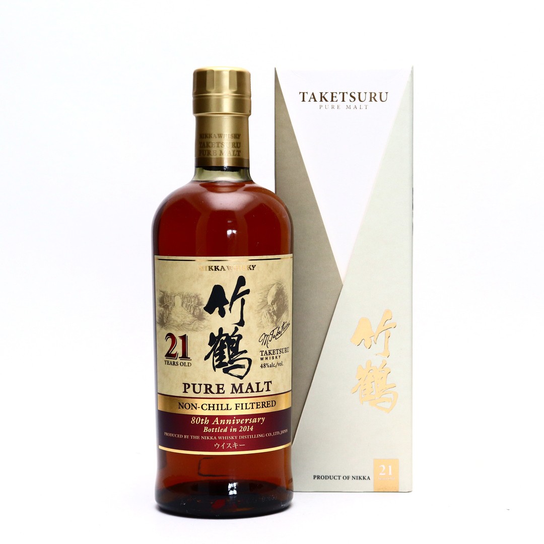 Taketsuru 21 Year Old Non-Chill Filtered / 80th Anniversary | Whisky ...