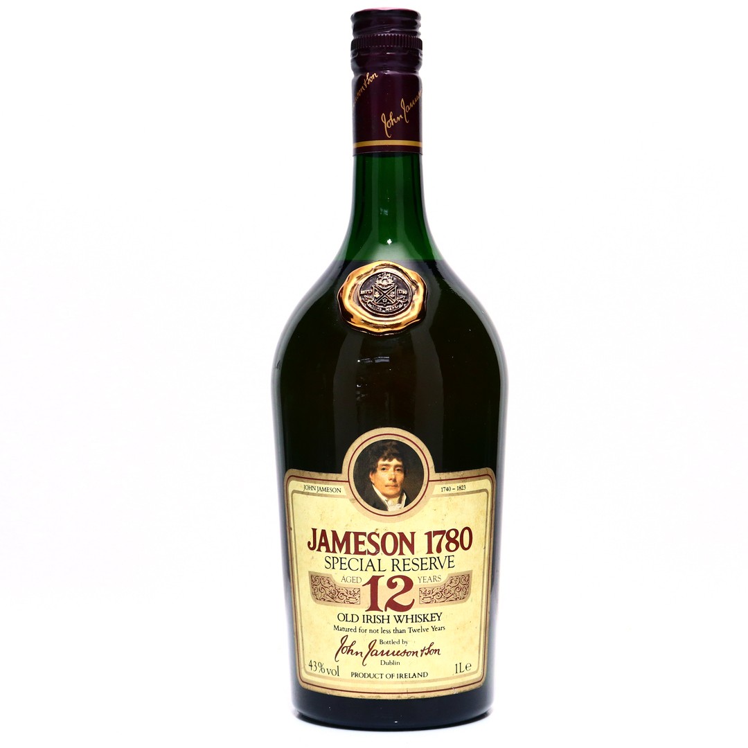 Jameson '1780' Special Reserve 12 Year Old 1 Litre 1980s | Whisky ...