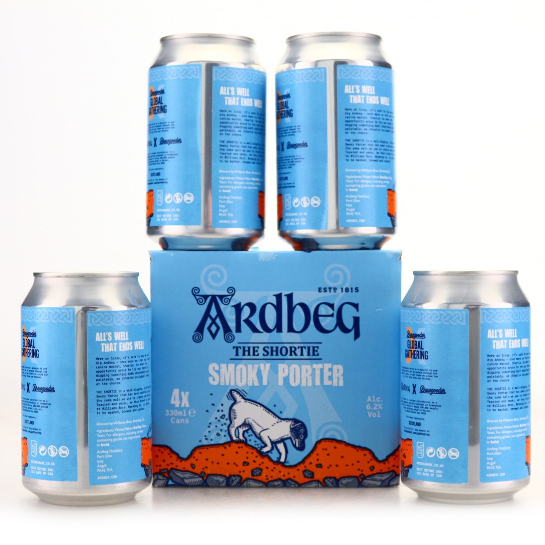 Ardbeg The Shortie Smoky Porter 4 x 33cl | Whisky Auctioneer