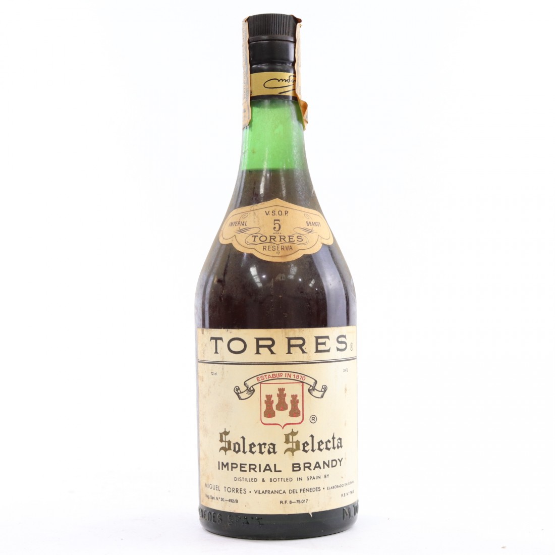 Torres 5 Year Old Solera Selecta Imperial Brandy | Whisky Auctioneer